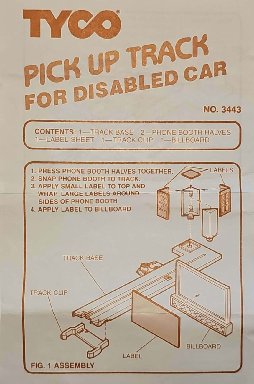 Tyco Us1 Electric Trucking Highway Wrecker Set 3213 3443 Phone Booth ...